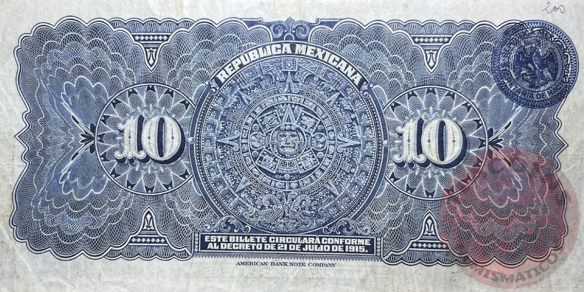 Mexico. 10 pesos. Infalsificables – Cenumex
