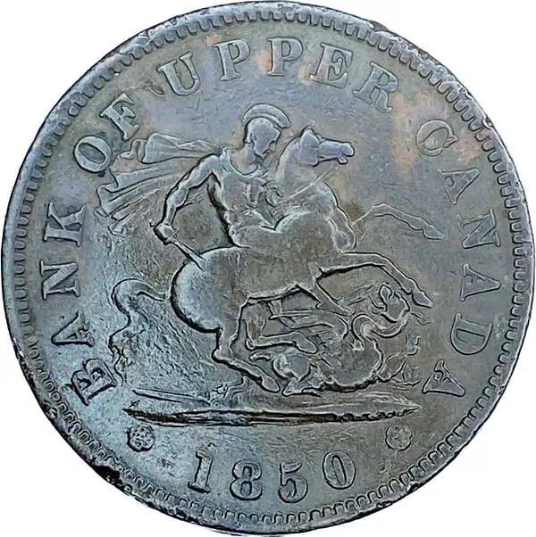 Canada. un penny.1850 – Cenumex